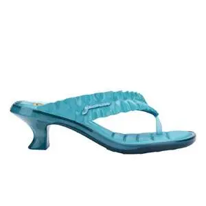Melissa X Ganni Thong Kitten Heel Sandals
