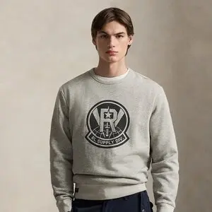 Ralph Lauren Fleece Graphic Sweatshirt - Loft Heather
