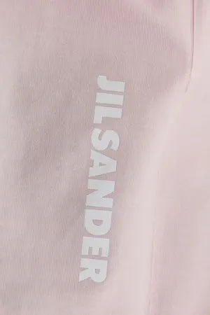 JIL SANDER Cotton T-shirt With Printed Logo - Pink
