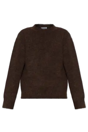 JIL SANDER Wool And Alpaca Blend Crew Neck Sweater