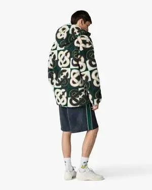 Casablanca Checked Monogram Fleece Jacket
