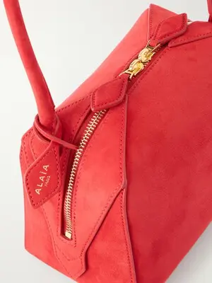 Alaïa Le Bouledogue Mini Shoulder Bag - Red