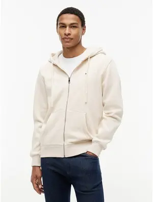 Tommy Hilfiger Essential Zip Hoodie - Sugarcane Heather