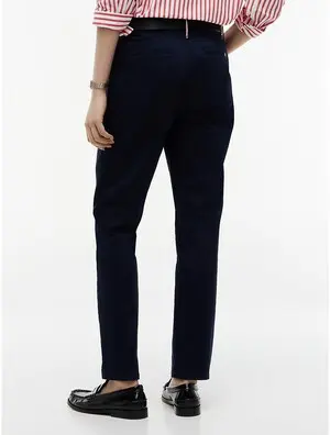 Tommy Hilfiger Slim Fit Chinos With Stretch Cotton Blend - Navy