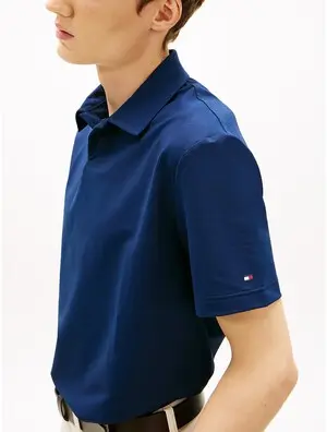 Tommy Hilfiger Th Performance Lightweight Polo - Light Navy