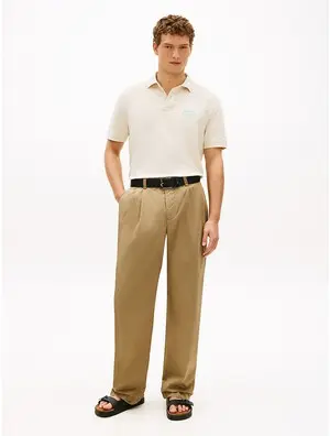 Tommy Hilfiger Classic Fit Embroidered Palm Tree Polo