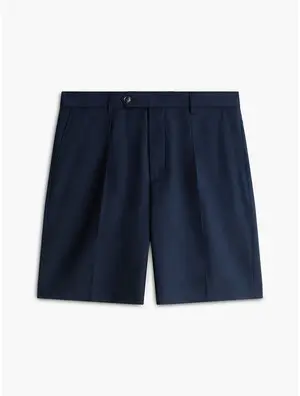 Tommy Hilfiger Pleated Wool Chino Shorts