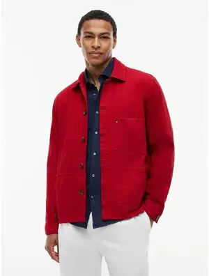 Tommy Hilfiger Garment-dyed Denim Chore Jacket