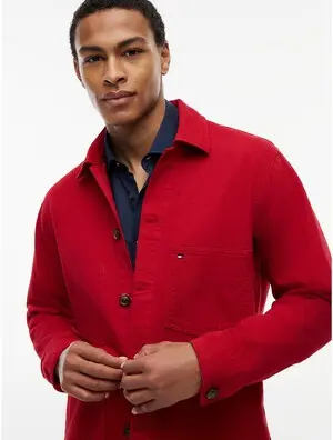 Tommy Hilfiger Garment-dyed Denim Chore Jacket