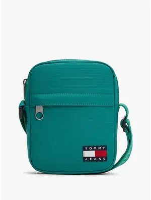 Tommy Hilfiger Essential Ripstop Reporter Bag - Deep Pine