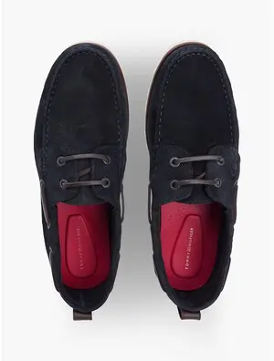 Tommy Hilfiger Suede Boat Shoes