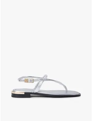 Tommy Hilfiger Metallic Leather Sandal