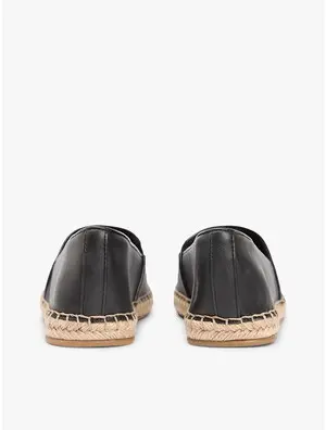 Tommy Hilfiger Th Monogram Leather Espadrilles