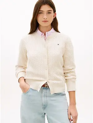 Tommy Hilfiger Medium Knit Cardigans For Women