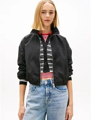 Tommy Hilfiger Recycled Nylon Water-repellent Zip Jacket