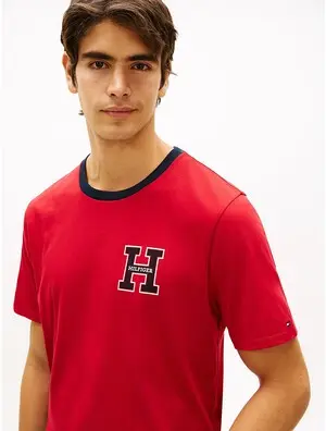 Tommy Hilfiger Hilfiger Logo T-shirt Red