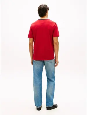Tommy Hilfiger Hilfiger Logo T-shirt Red