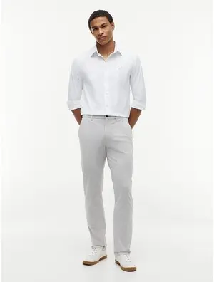 Tommy Hilfiger Th Performance Straight Fit Pants - October Grey