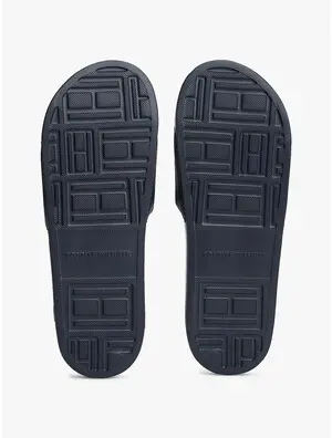Tommy Hilfiger Th Flag Logo Pool Slides - Navy