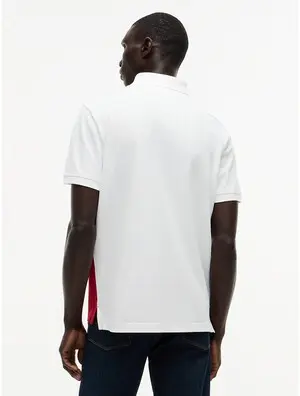 Tommy Hilfiger Regular Fit Colorblock Polo Red