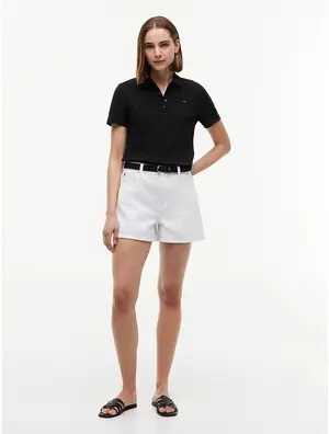 Tommy Hilfiger Cotton Polo - Black