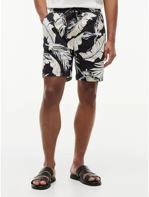 Tommy Hilfiger Tropical Print Drawstring Shorts