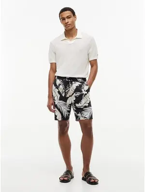Tommy Hilfiger Tropical Print Drawstring Shorts