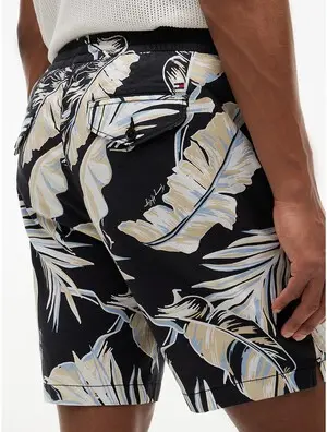 Tommy Hilfiger Tropical Print Drawstring Shorts