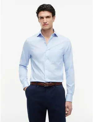 Tommy Hilfiger Regular Fit Thflex Dress Shirt 14.5/32 - Light Blue
