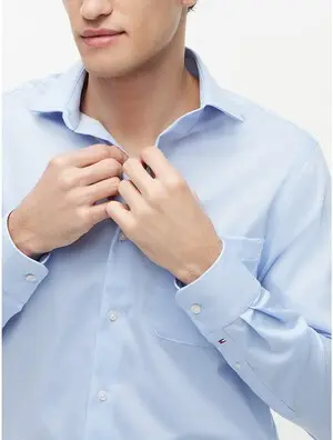 Tommy Hilfiger Regular Fit Thflex Dress Shirt 14.5/32