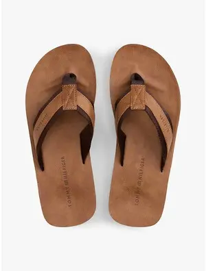 Tommy Hilfiger Pebbled Flip Flops