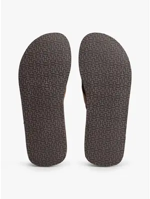 Tommy Hilfiger Pebbled Flip Flops