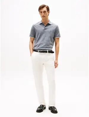 Tommy Hilfiger Regular Fit Linen-blend Pique Polo