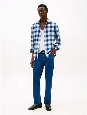 Tommy Hilfiger Regular Fit Shadow Check Brushed Shirt