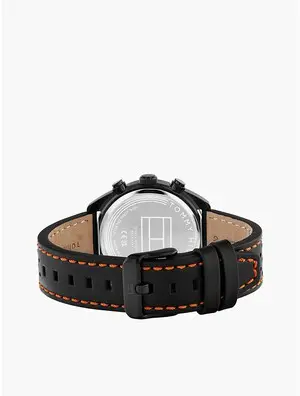 Tommy Hilfiger Leather Strap Chronograph Watch