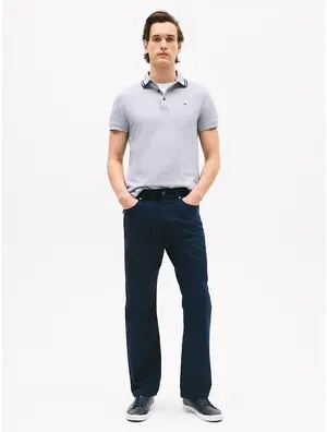 Tommy Hilfiger Slim Fit Heathered Polo