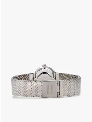 Tommy Hilfiger Oval Crystal Accent Mesh Watch