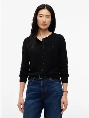 Tommy Hilfiger Long Sleeve Cardigan - Black