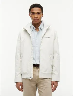 Tommy Hilfiger Water-resistant Hooded Regatta Jacket - Silver Birch