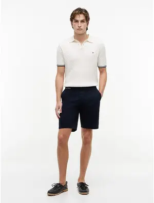 Tommy Hilfiger 9" Comfort Stretch Cotton Twill Shorts - Navy