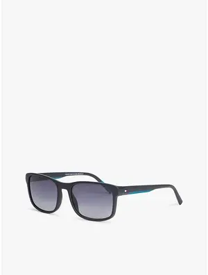 Tommy Hilfiger Rectangular Frame Sunglasses - Grey