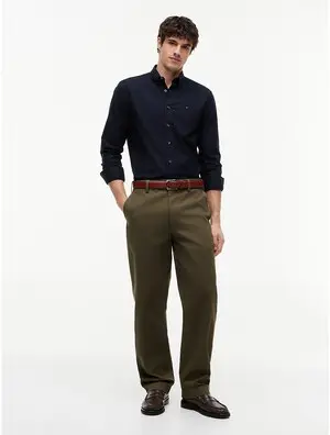 Tommy Hilfiger Regular Fit Oxford Shirt - Navy