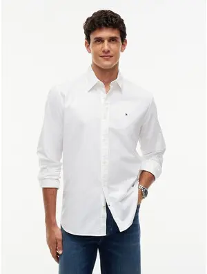 Tommy Hilfiger Regular Fit Oxford Shirt - Optic White