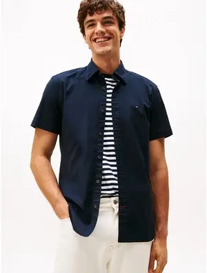 Tommy Hilfiger Regular Fit Short-sleeve Oxford Shirt