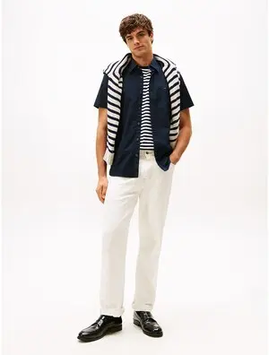 Tommy Hilfiger Regular Fit Short-sleeve Oxford Shirt