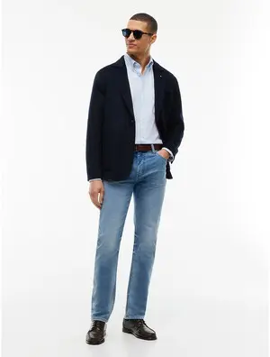 Tommy Hilfiger Thflex Knit Denim Slim Jean - Light Medium Wash