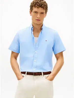 Tommy Hilfiger Regular Fit Short-sleeve Oxford Shirt