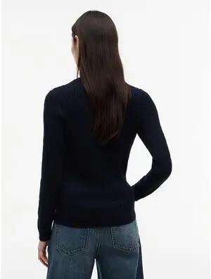 Tommy Hilfiger Cable Knit Sweater - Navy