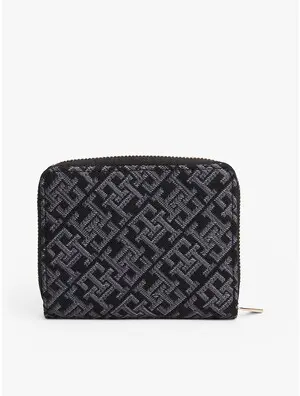 Tommy Hilfiger Jacquard Monogram Medium Zip Wallet