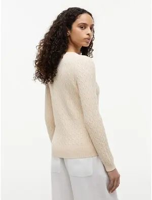 Tommy Hilfiger Cable Knit Sweater - Beige